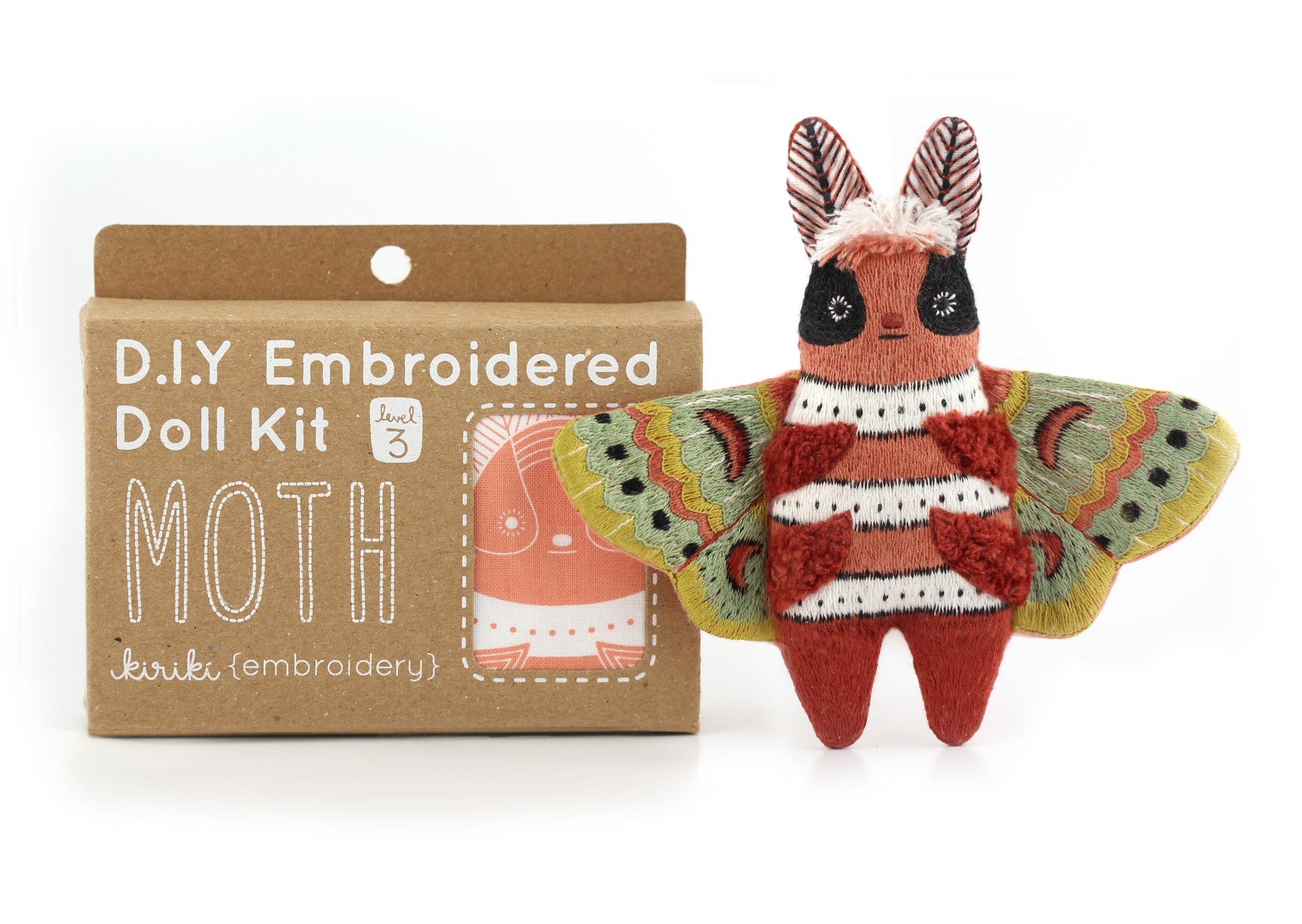 Moth - Embroidery Kit – Kiriki Press