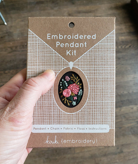 Embroidered Pendant Kits – Kiriki Press