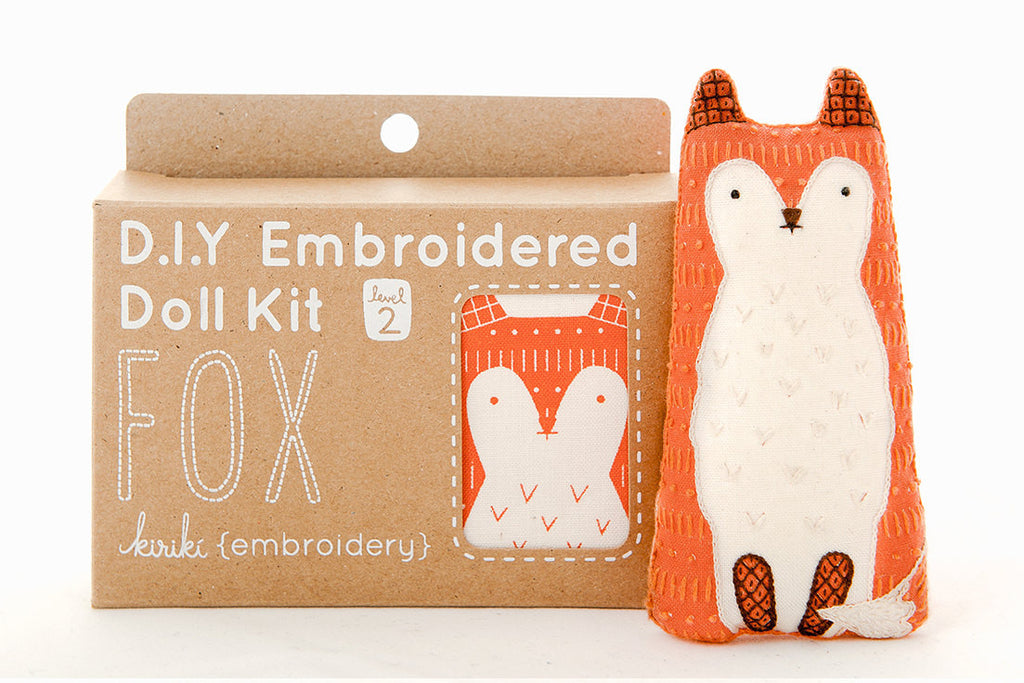 Fox - Embroidery Kit – Kiriki Press